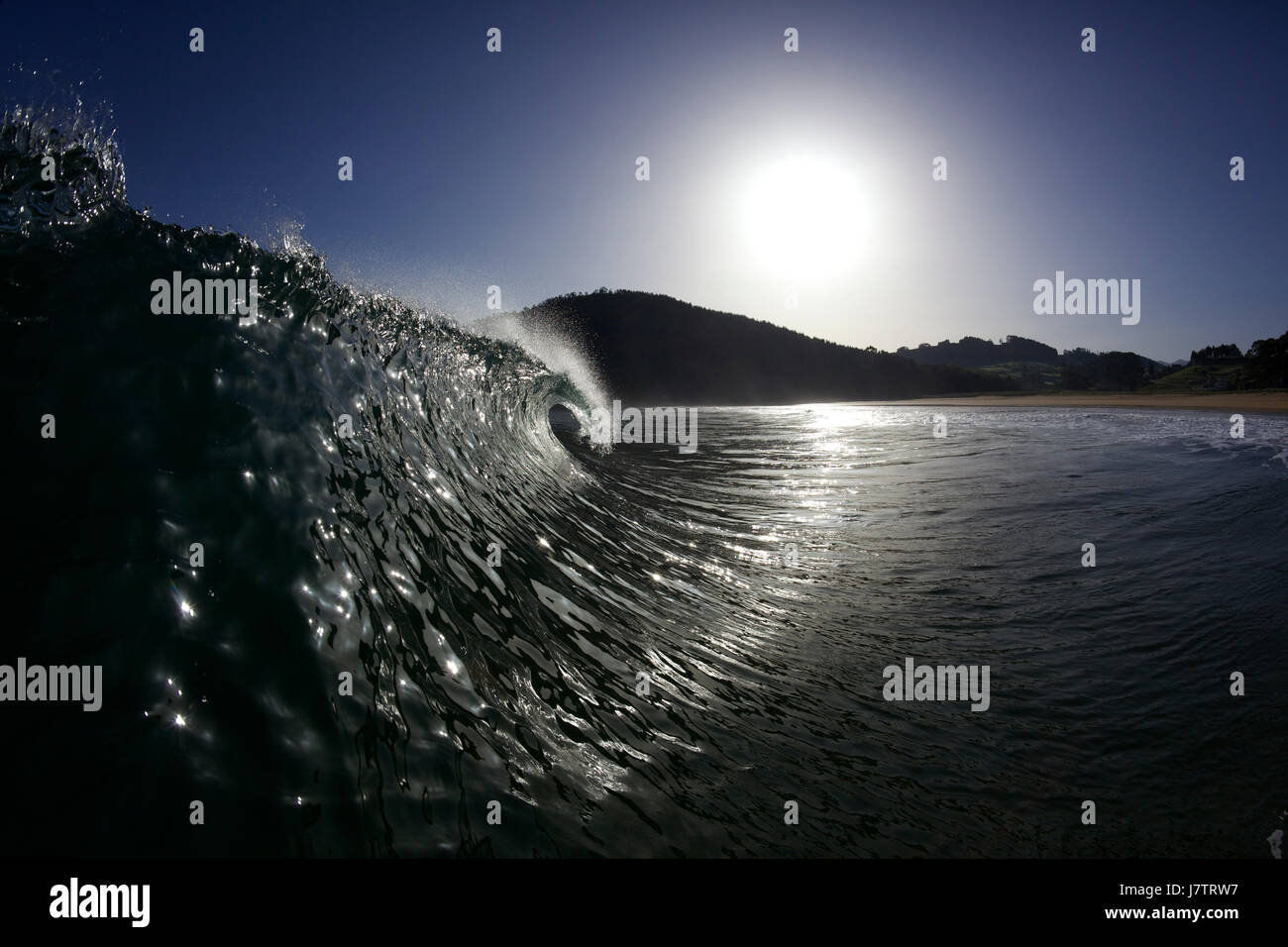 wave coast salt water sea ocean water breaking fracture breakage ...