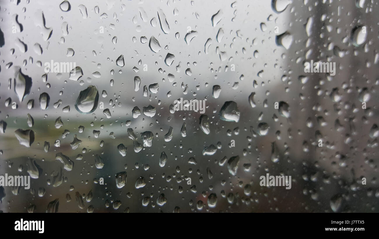 Water drop on window Stock Photo - Alamy