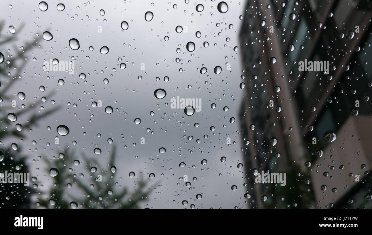 Water drop on window Stock Photo - Alamy