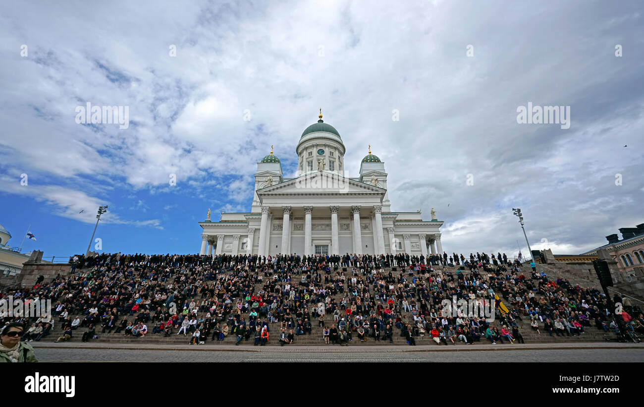 Funeral of Finnish President Mauno Koivisto May 25th, 2017 in Helsinki ...