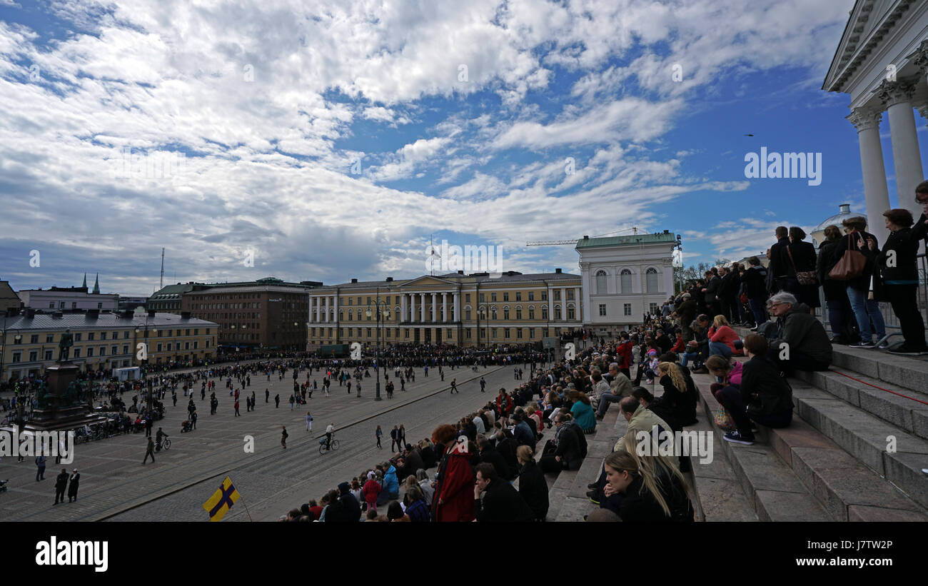 Funeral of Finnish President Mauno Koivisto May 25th, 2017 in Helsinki ...