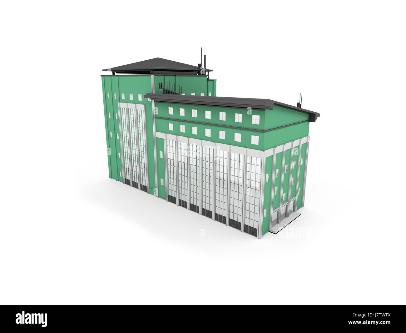 house building object build isolated model design project concept plan ...