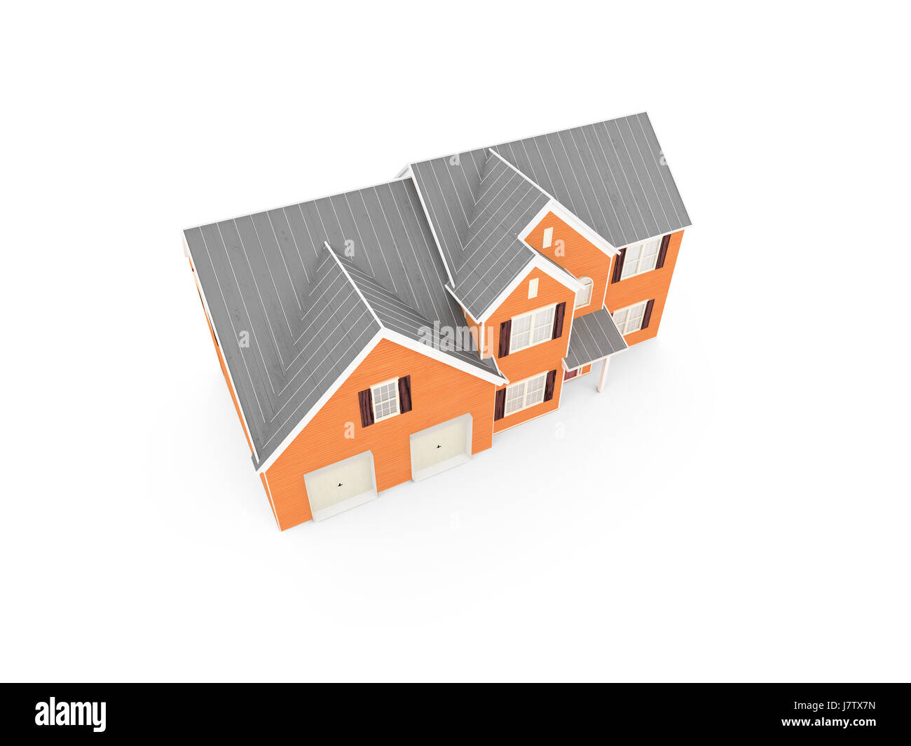house building object build isolated model design project concept plan ...