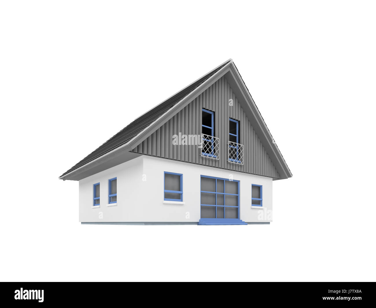 house building object build isolated model design project concept plan ...