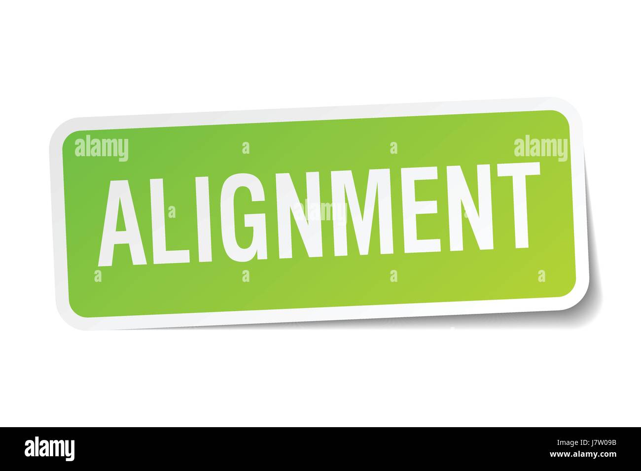 alignment square sticker on white Stock Vector Image & Art - Alamy