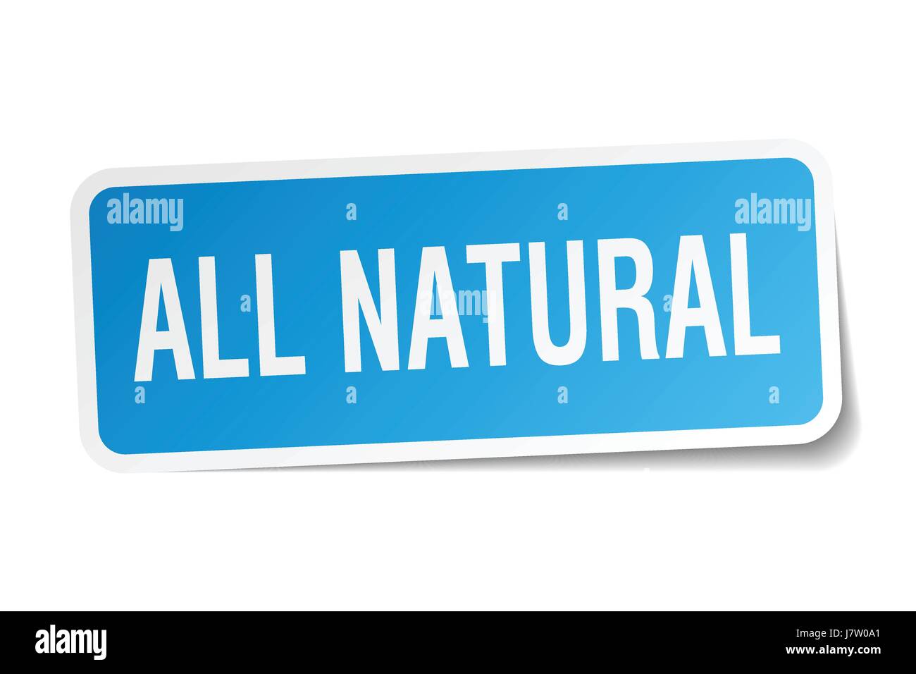all natural square sticker on white Stock Vector Image & Art - Alamy