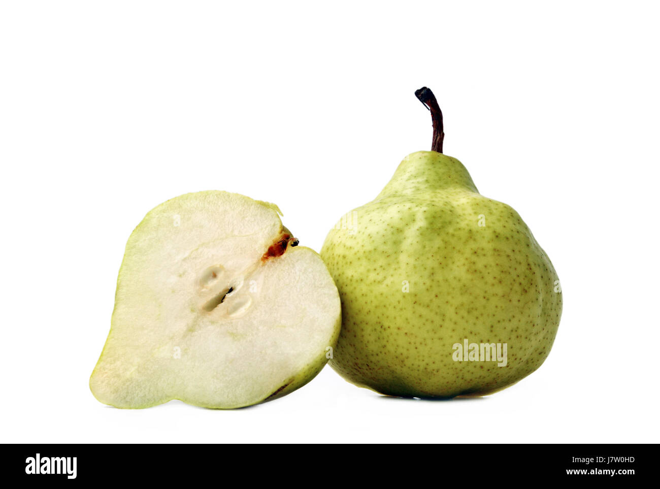 isolated pear bulb green freshness fruit pear bulb organic cross ...