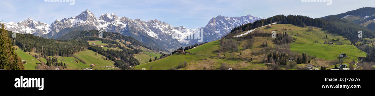maria alm panorama Stock Photo - Alamy