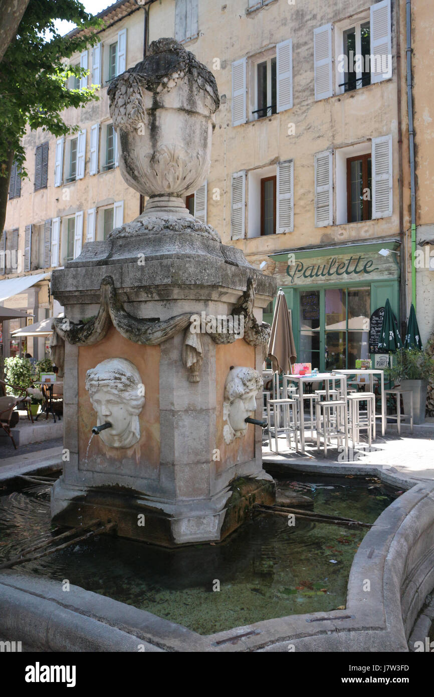 The village of Cotignac in Provence Stock Photo - Alamy