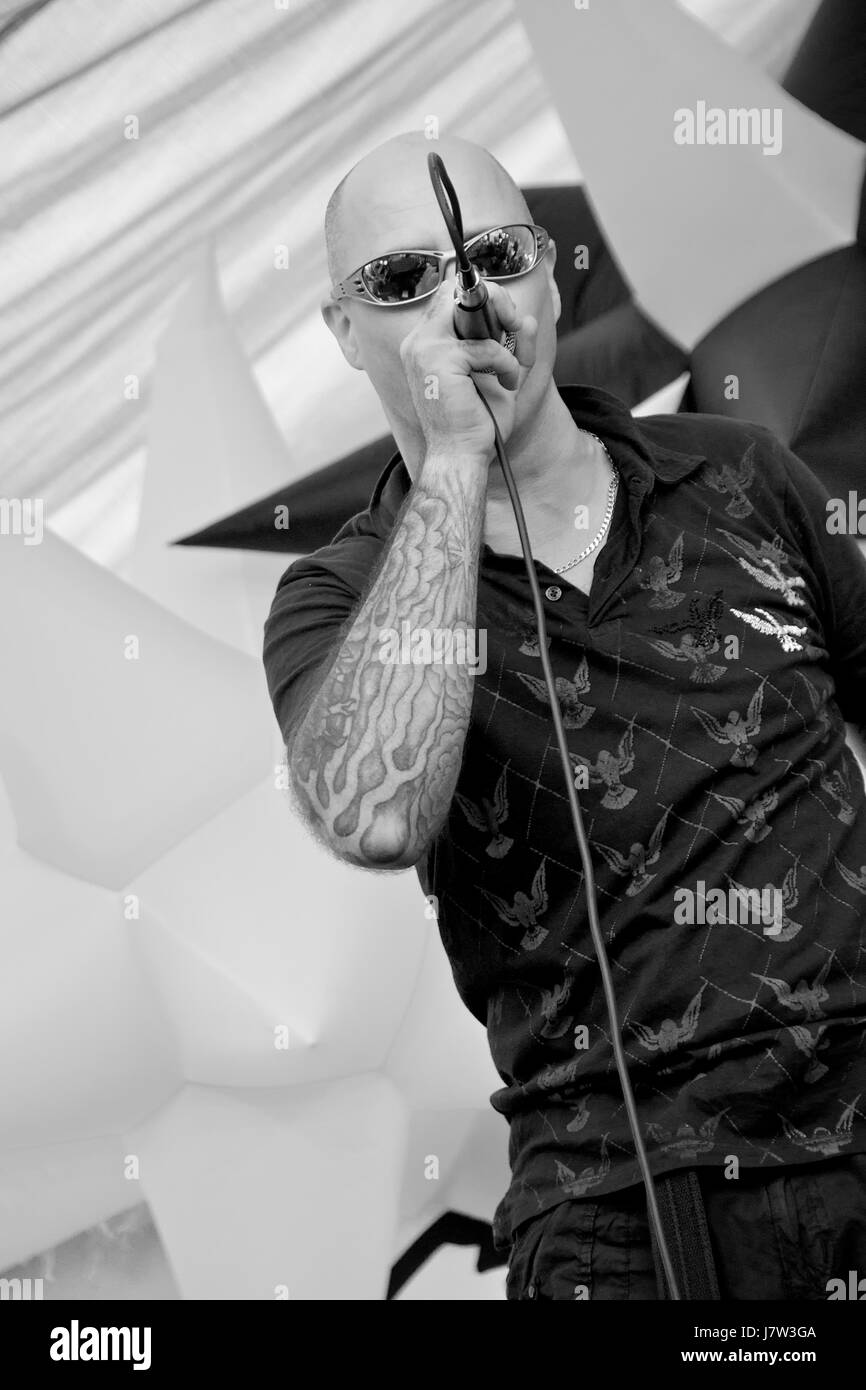 Skint Performing at Christchurch Music Festival 2009 Stock Photo - Alamy