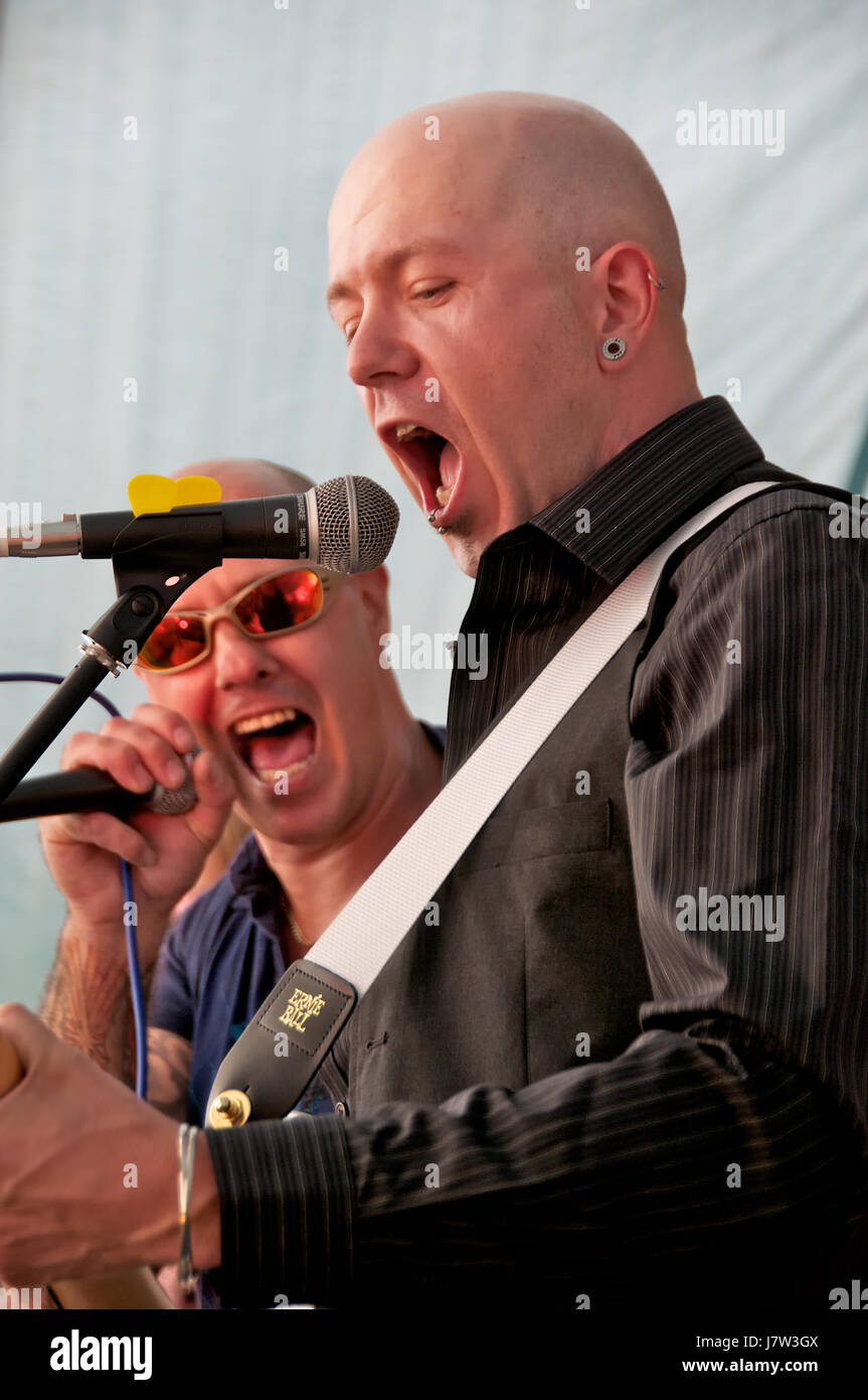 Skint Performing at Christchurch Music Festival 2009 Stock Photo - Alamy