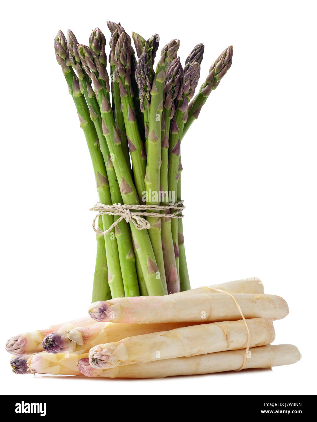 vegetable asparagus ingredient still life isolated freshness standing ...