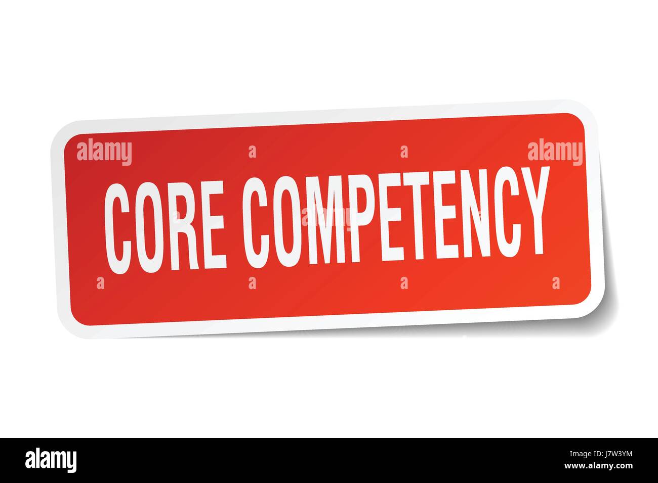 core competency square sticker on white Stock Vector Image & Art - Alamy