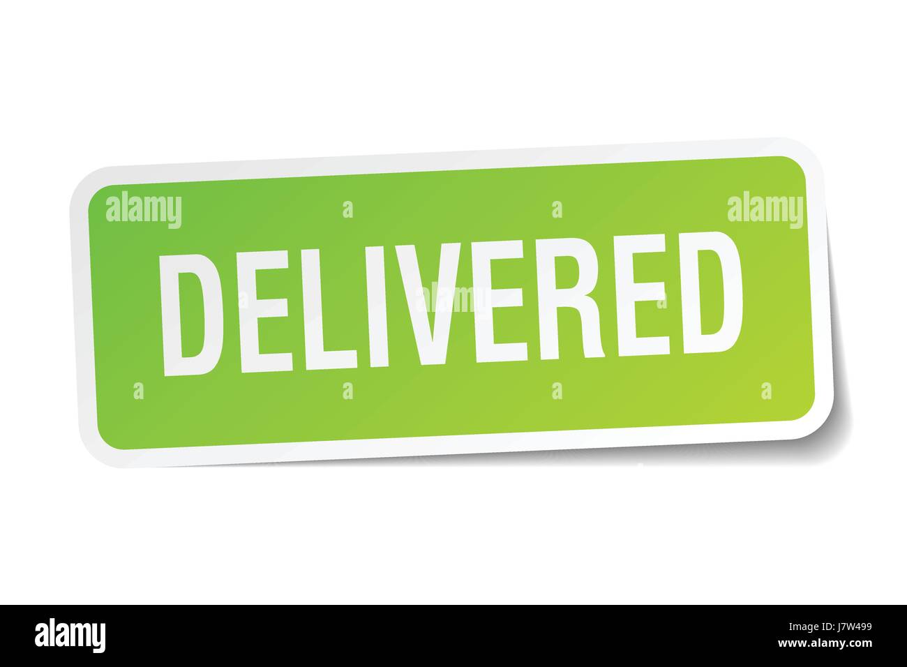 Delivered badge hi-res stock photography and images - Alamy