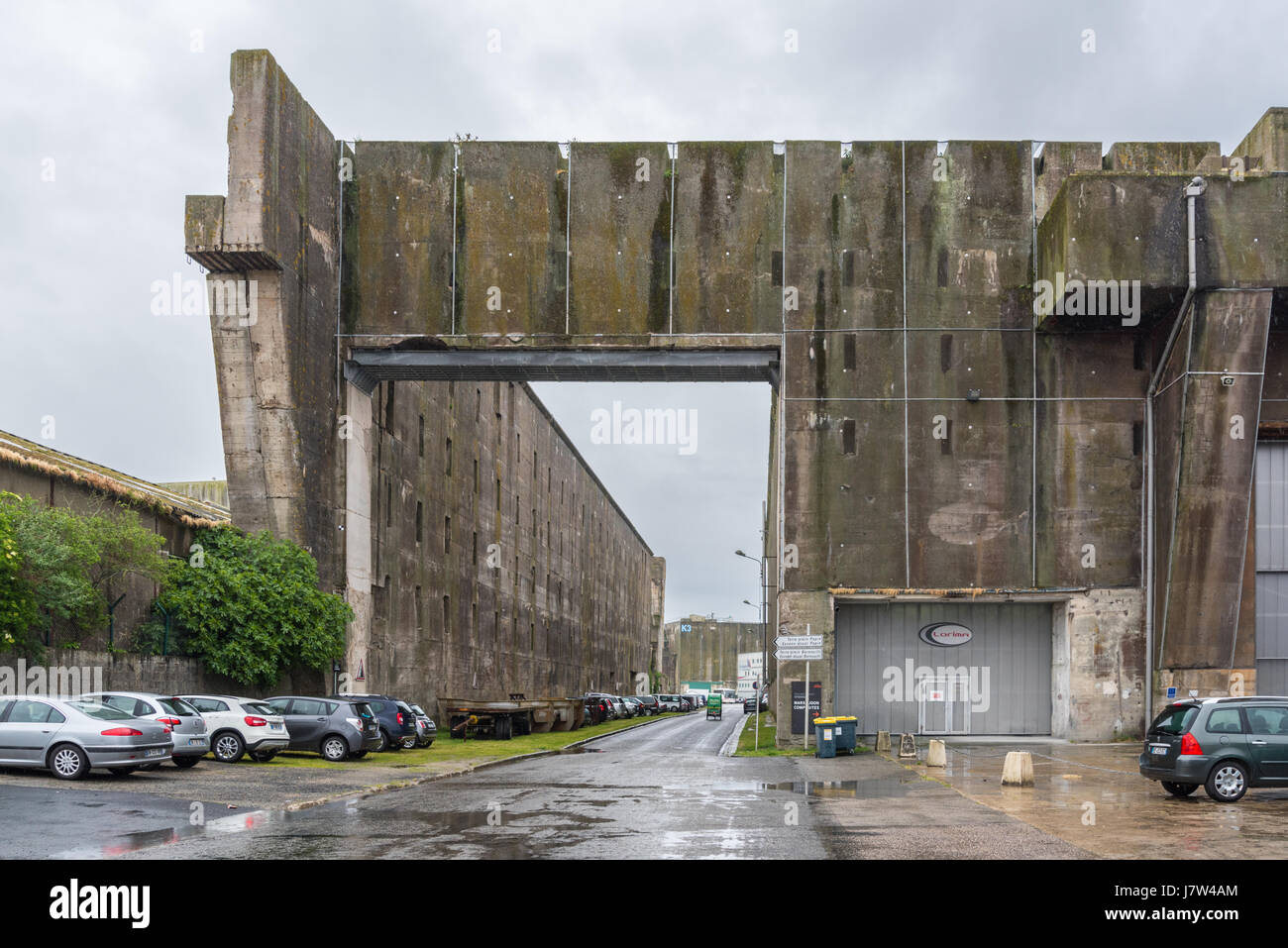 Nazi World War Two submarine base at Lorient, France Stock Photo - Alamy