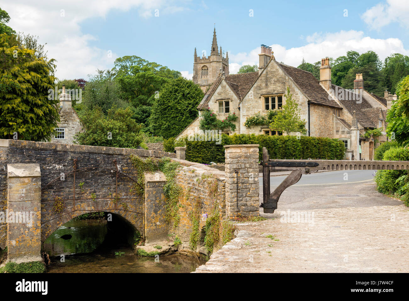 Castle Combe village in the Cotswolds, UK Stock Photo - Alamy