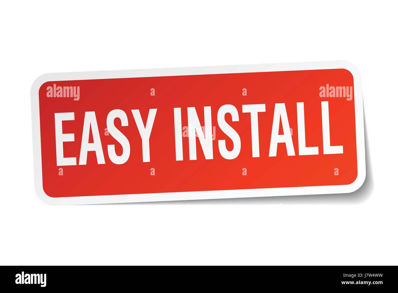 Easy install vector vectors hi-res stock photography and images - Alamy