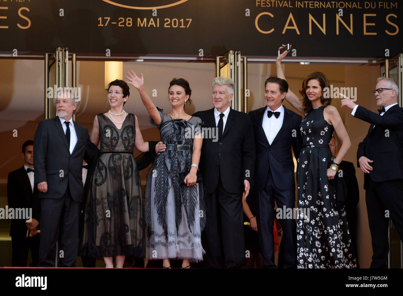 70th Cannes Film Festival 2017, Red carpet film "Twin Peaks". Pictured ...