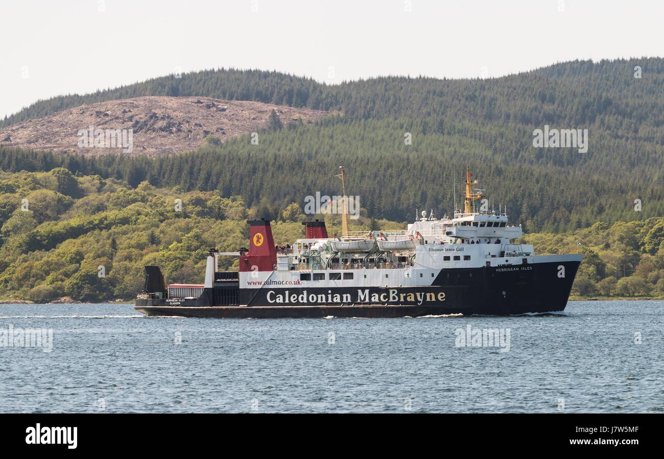 MV Hebridean Isles is a roll-on roll-off ferry operated by Calmac ...