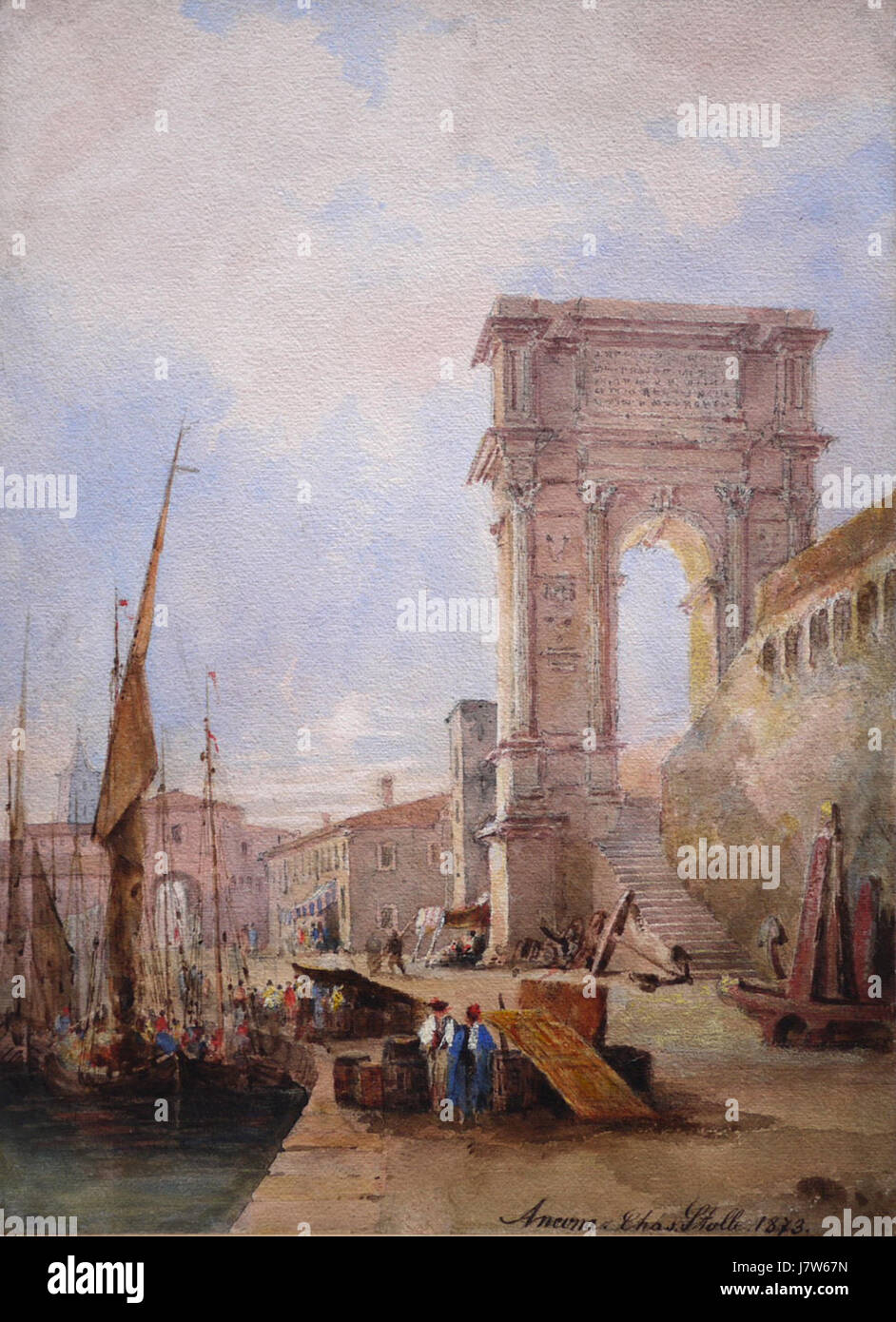 Christian Peter Wilhelm Stolle was a German artist who captured the ...