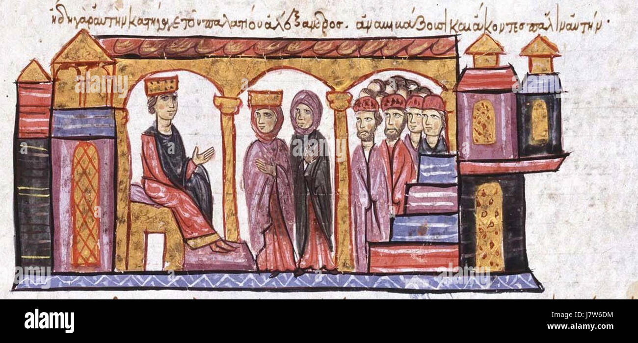 In a significant moment in Byzantine history, Emperor Constantine VII ...
