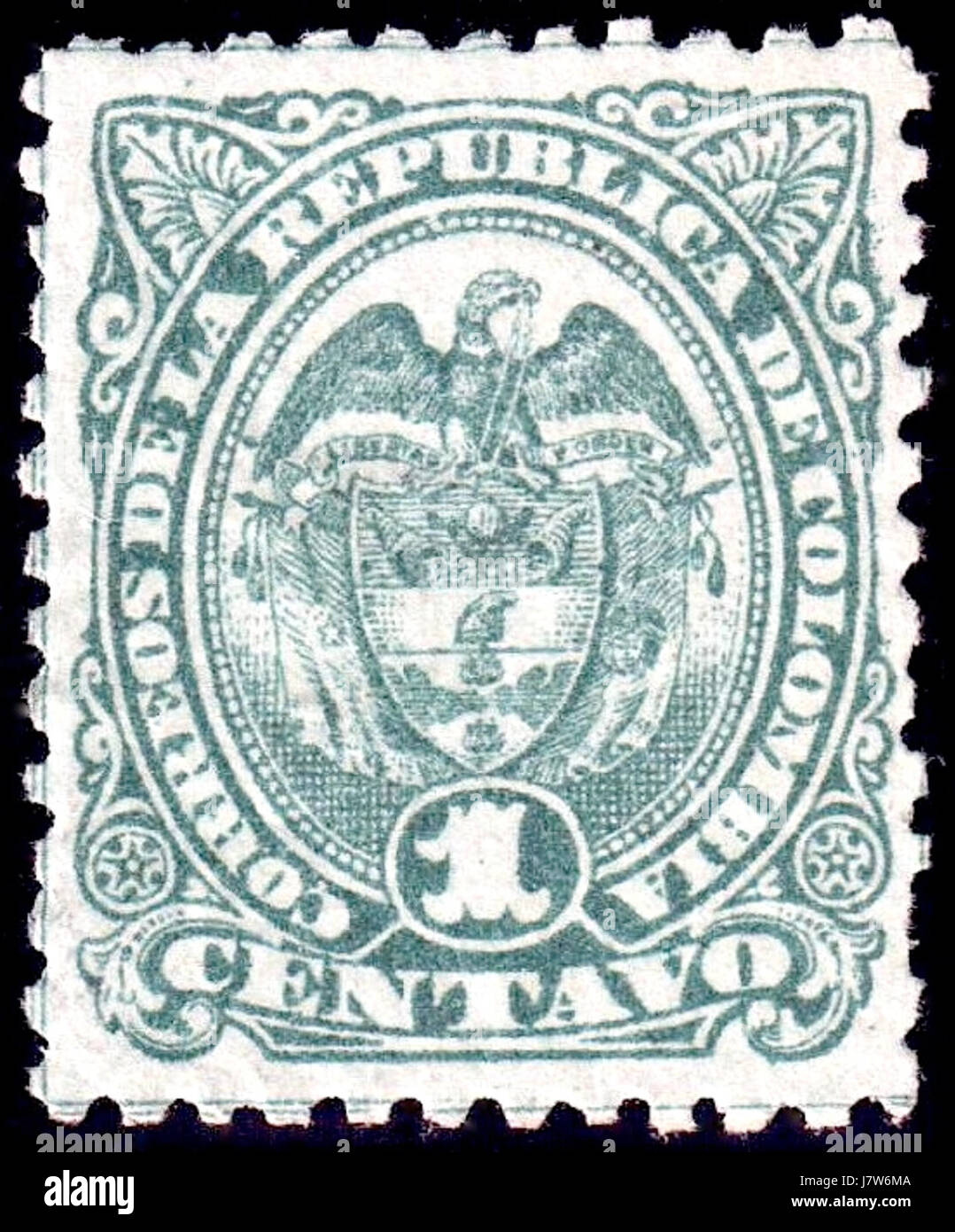Colombia 1886 Sc129 refers to a historical postage stamp issued in 1886 ...