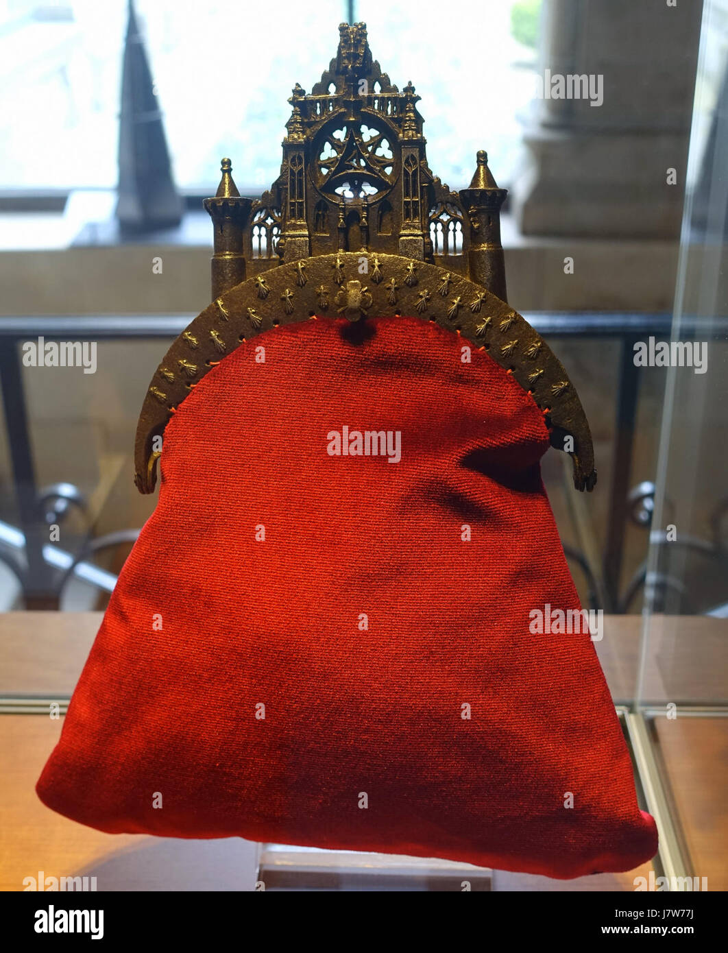 This 15th-century iron clasp, likely from Flanders, is designed in the ...