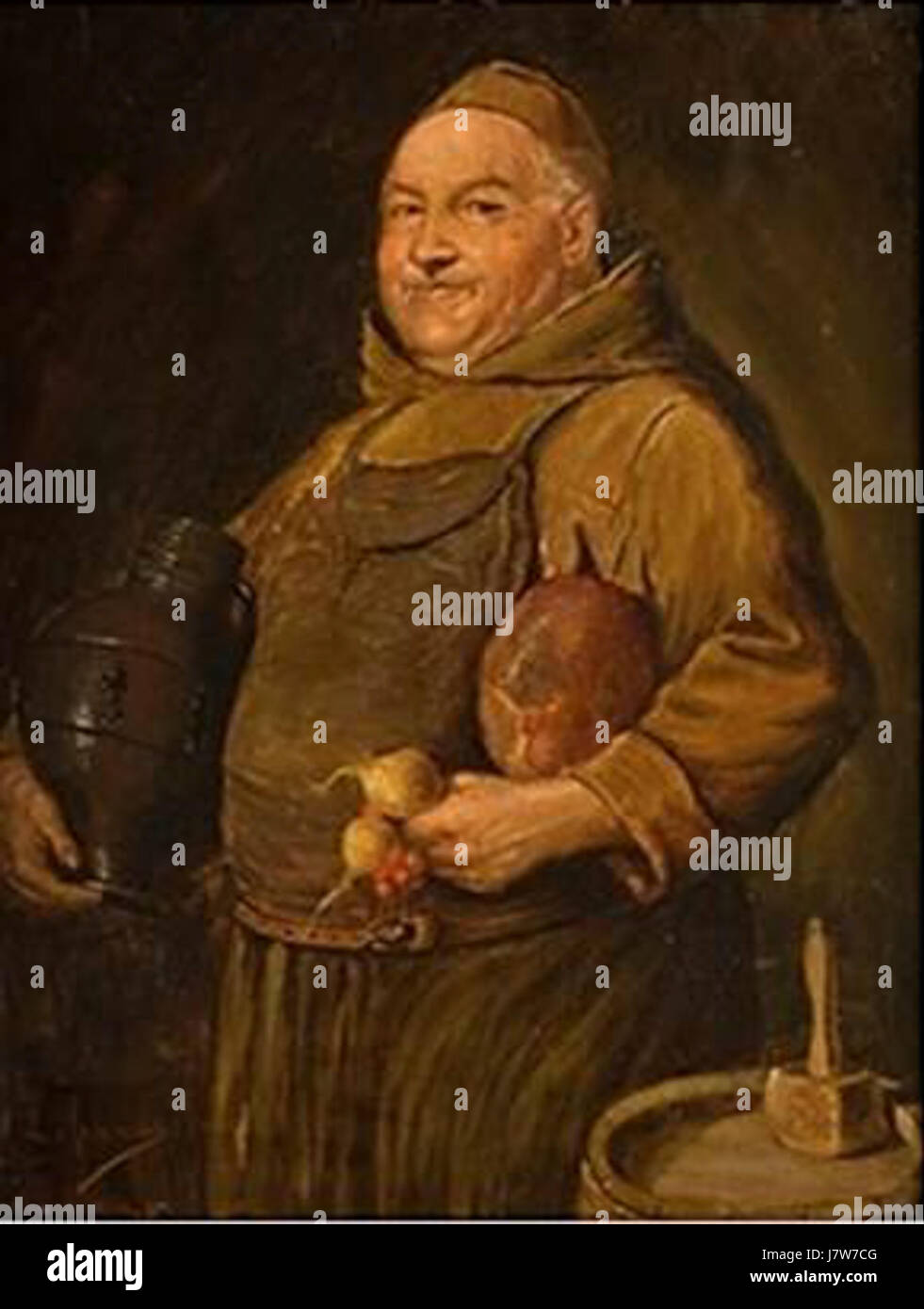 Casanova Monk is an artwork depicting a historical figure, blending the ...