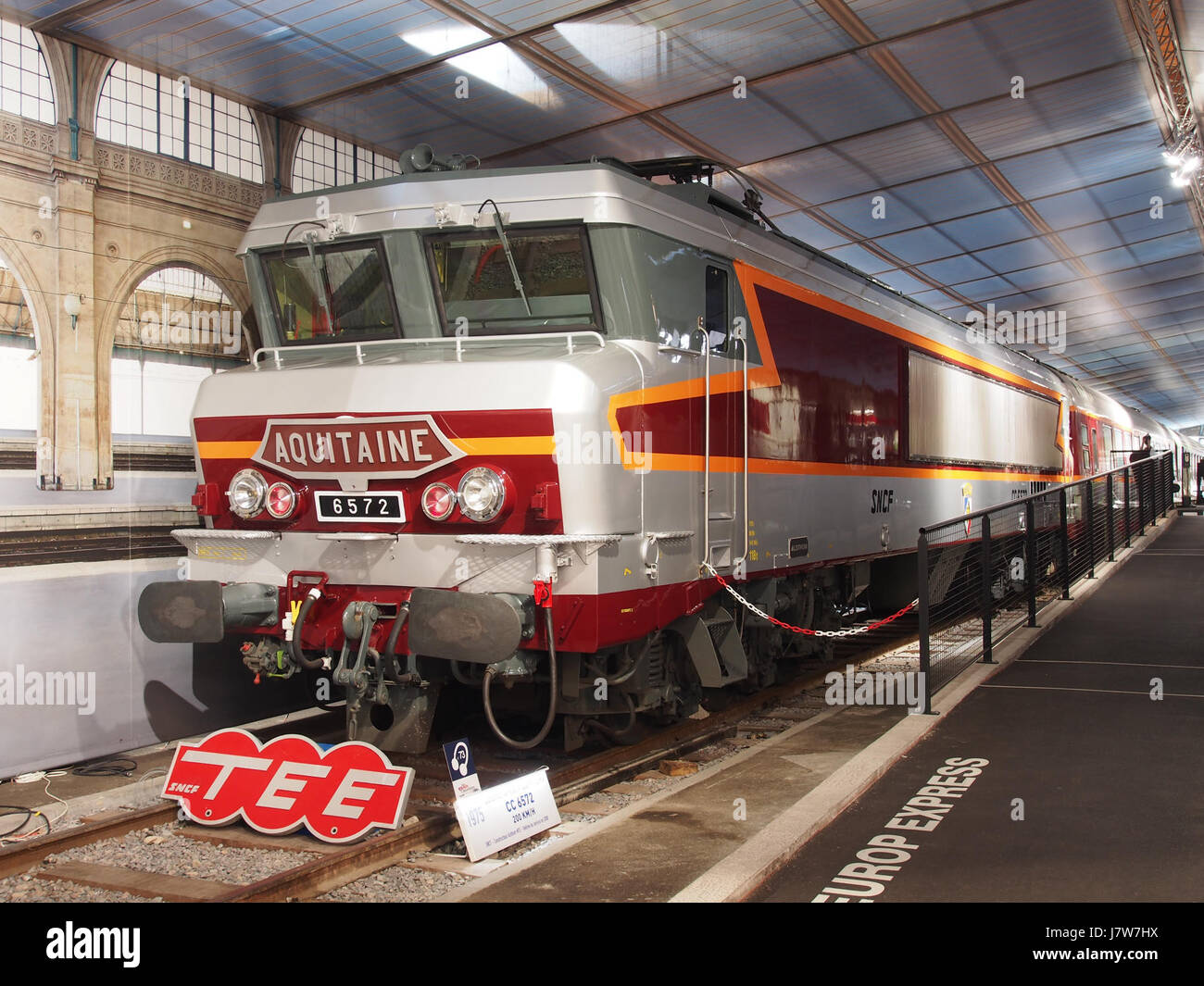 The SNCF TEE CC6572 Aquitaine is a French high-speed train that was ...
