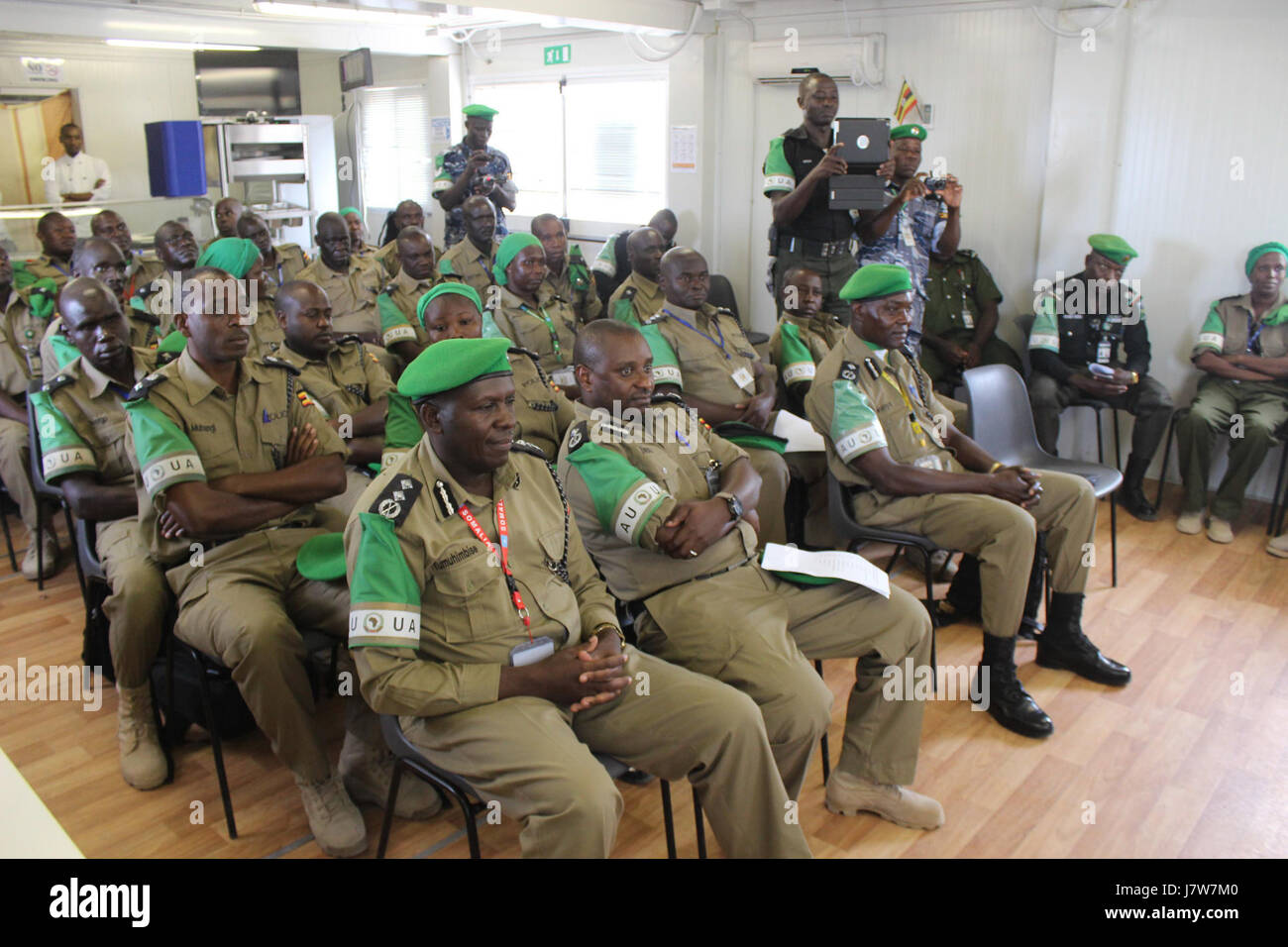 The AMISOM Ugandan Contingent Medal Parade ceremony honors the Ugandan ...