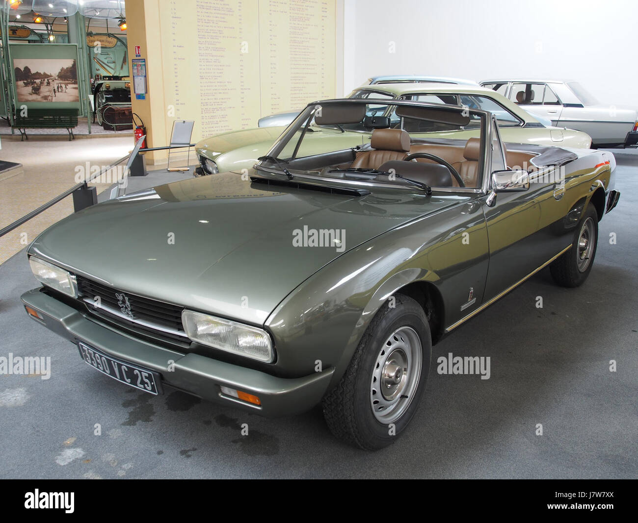 The 1969 Peugeot 504 Cabriolet V6, designed by Pininfarina, is a ...