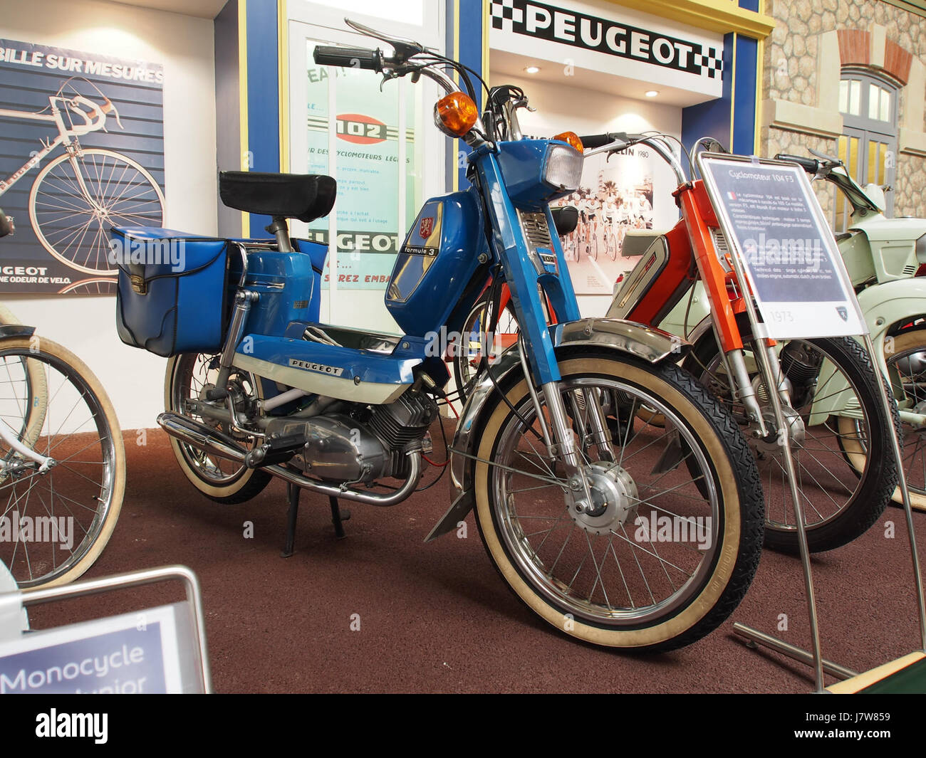 1973 Peugeot Cyclomoteur 104 F3 photo 2 Stock Photo - Alamy