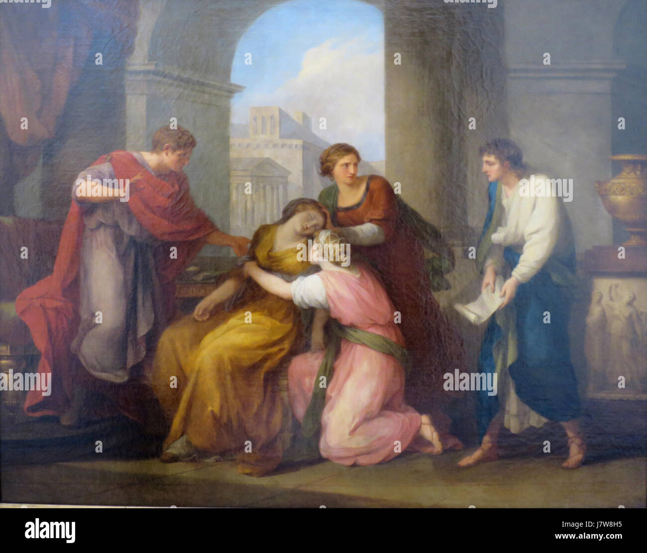 'Virgil Reading his Aeneid to Octavia and Augustus' by Angelica ...