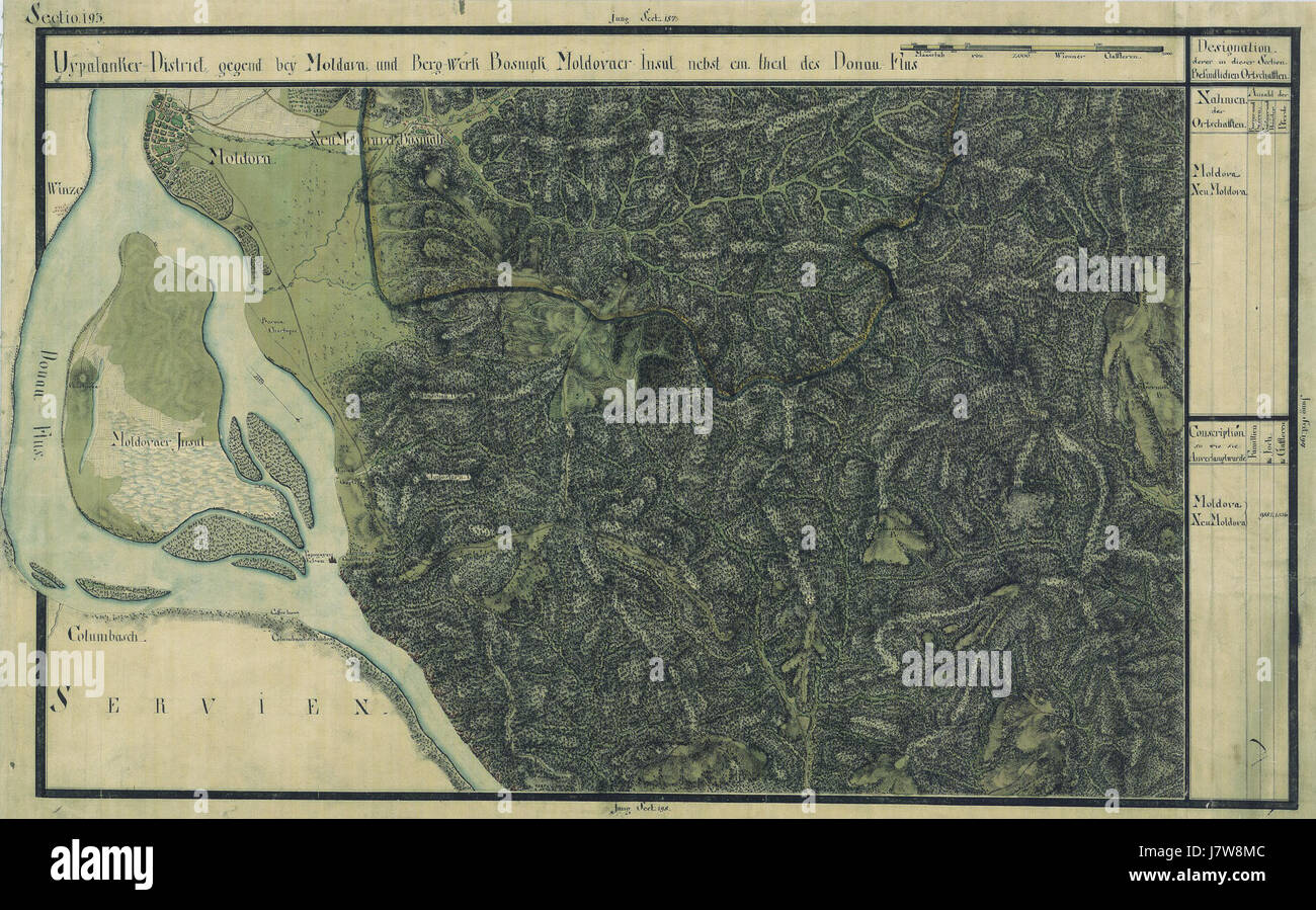 The Banat Josephinische Landaufnahme is a historical land survey from ...