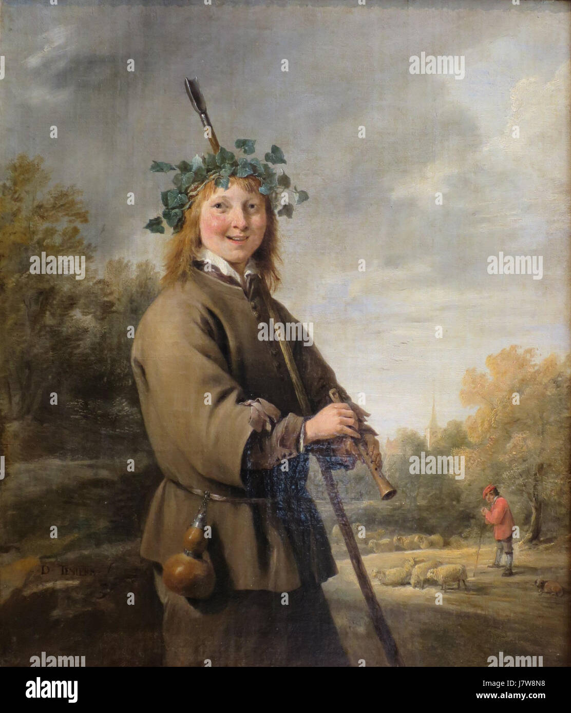 'Shepherd' by David Teniers the Younger is a painting housed at The ...
