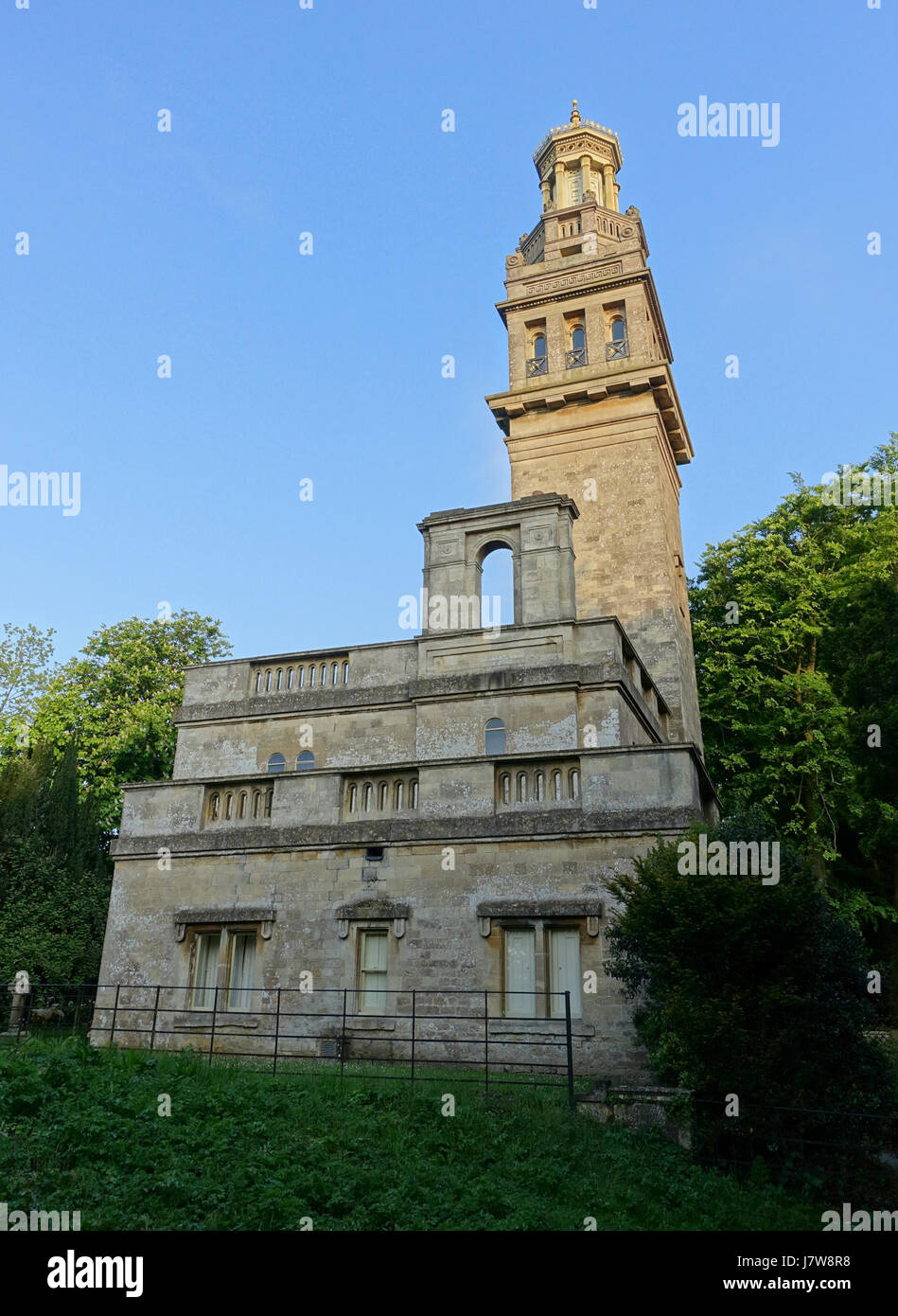 Beckford's Tower, located in Bath, England, is a distinctive early 19th ...