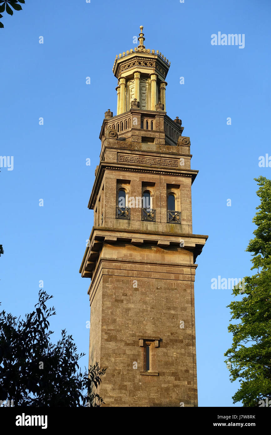 Beckford's Tower in Bath, England, is a historic structure built in the ...