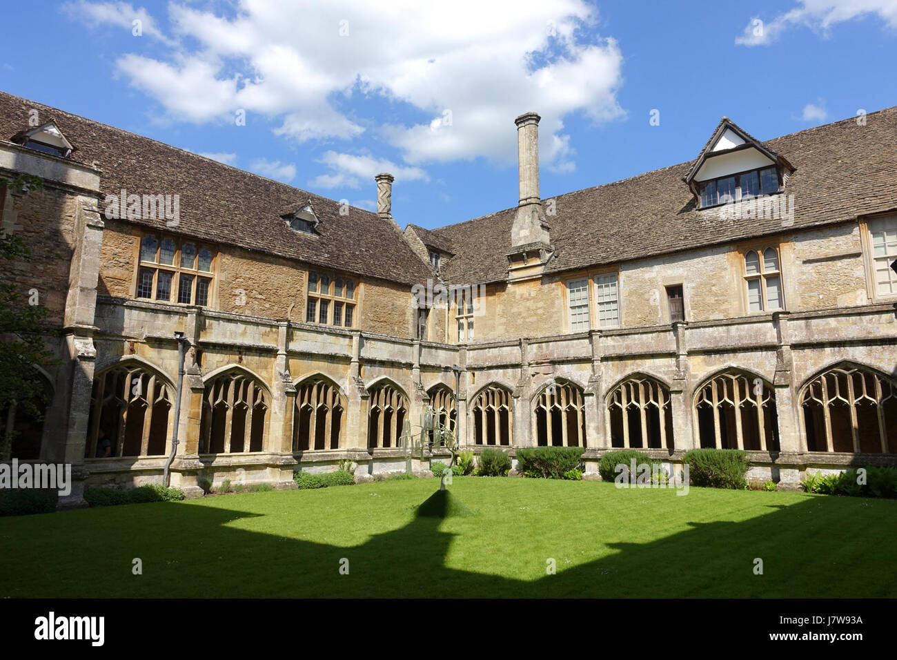 The Cloisters at Lacock Abbey in Wiltshire, England, are a remarkable ...