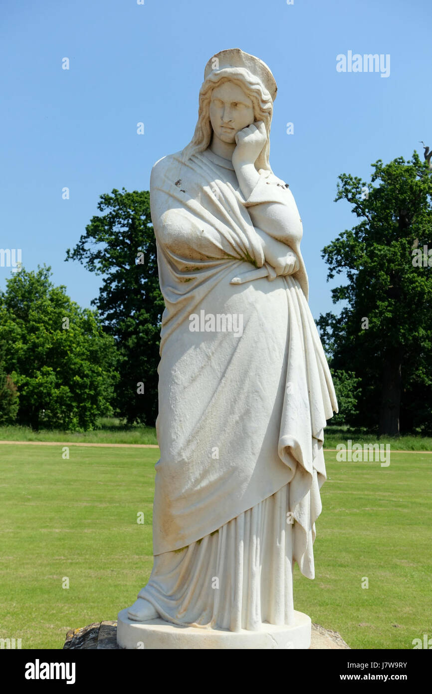 The marble statue of Clytemnestra, dating to the early to mid-1800s, is ...