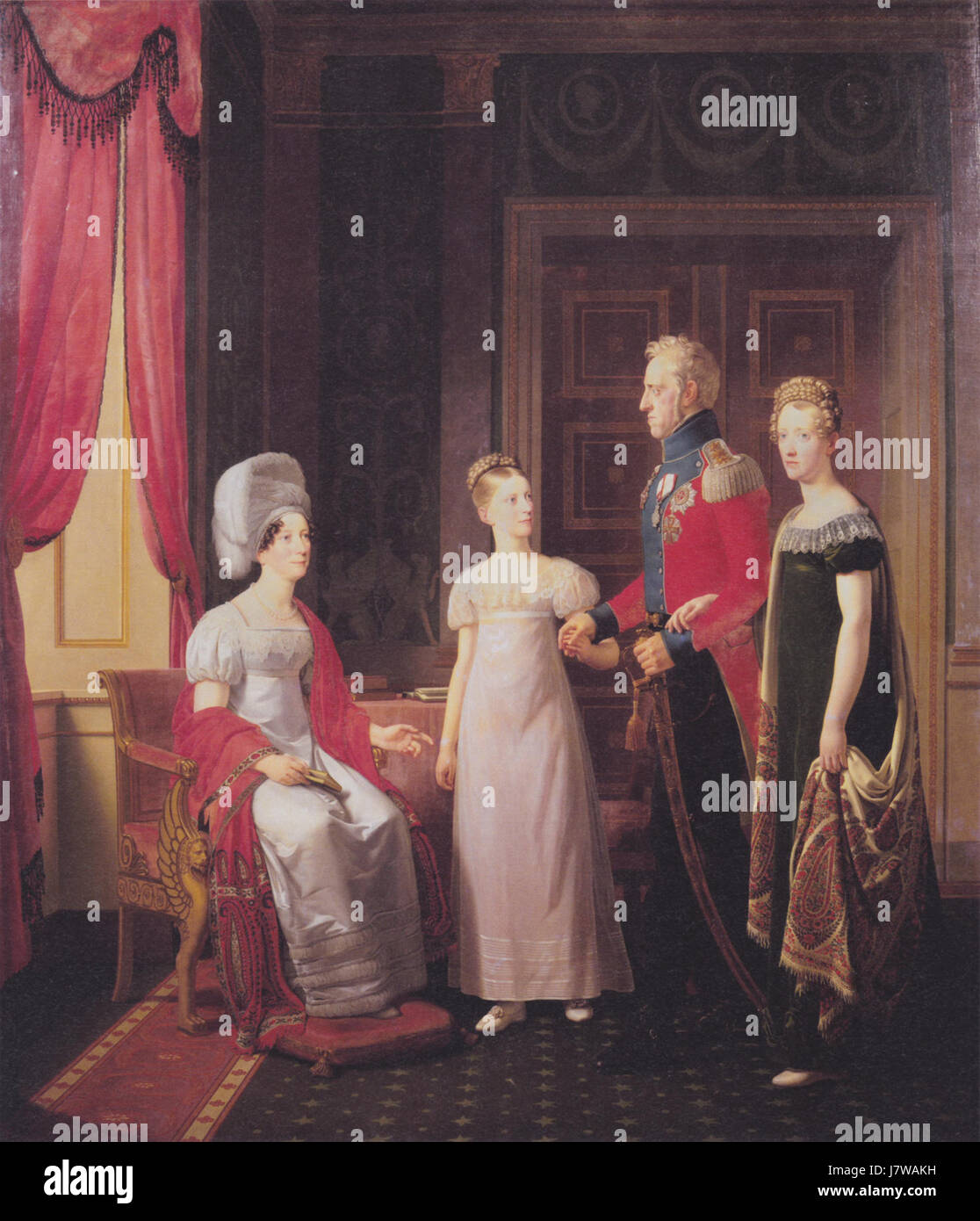 Frederik VI and family Stock Photo - Alamy