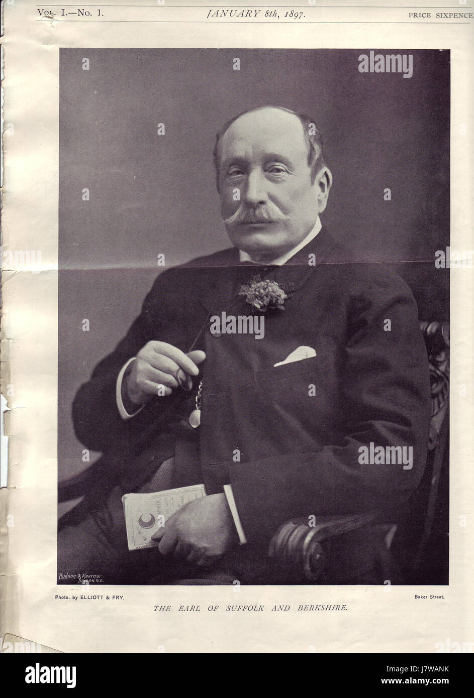 18th Earl of Suffolk 1897 Stock Photo - Alamy