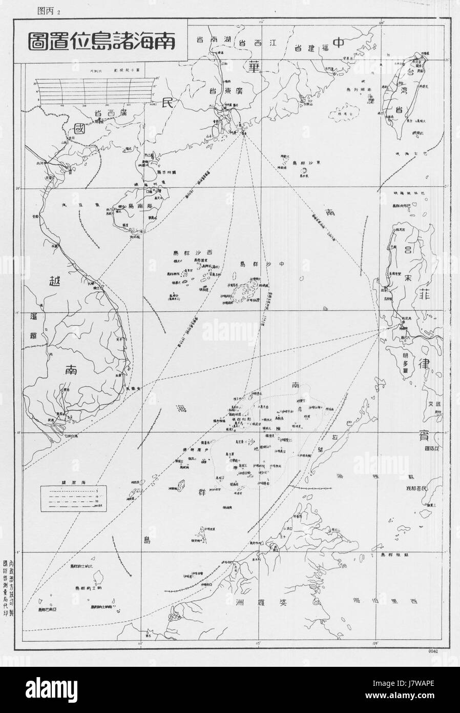 South china sea map hi-res stock photography and images - Alamy
