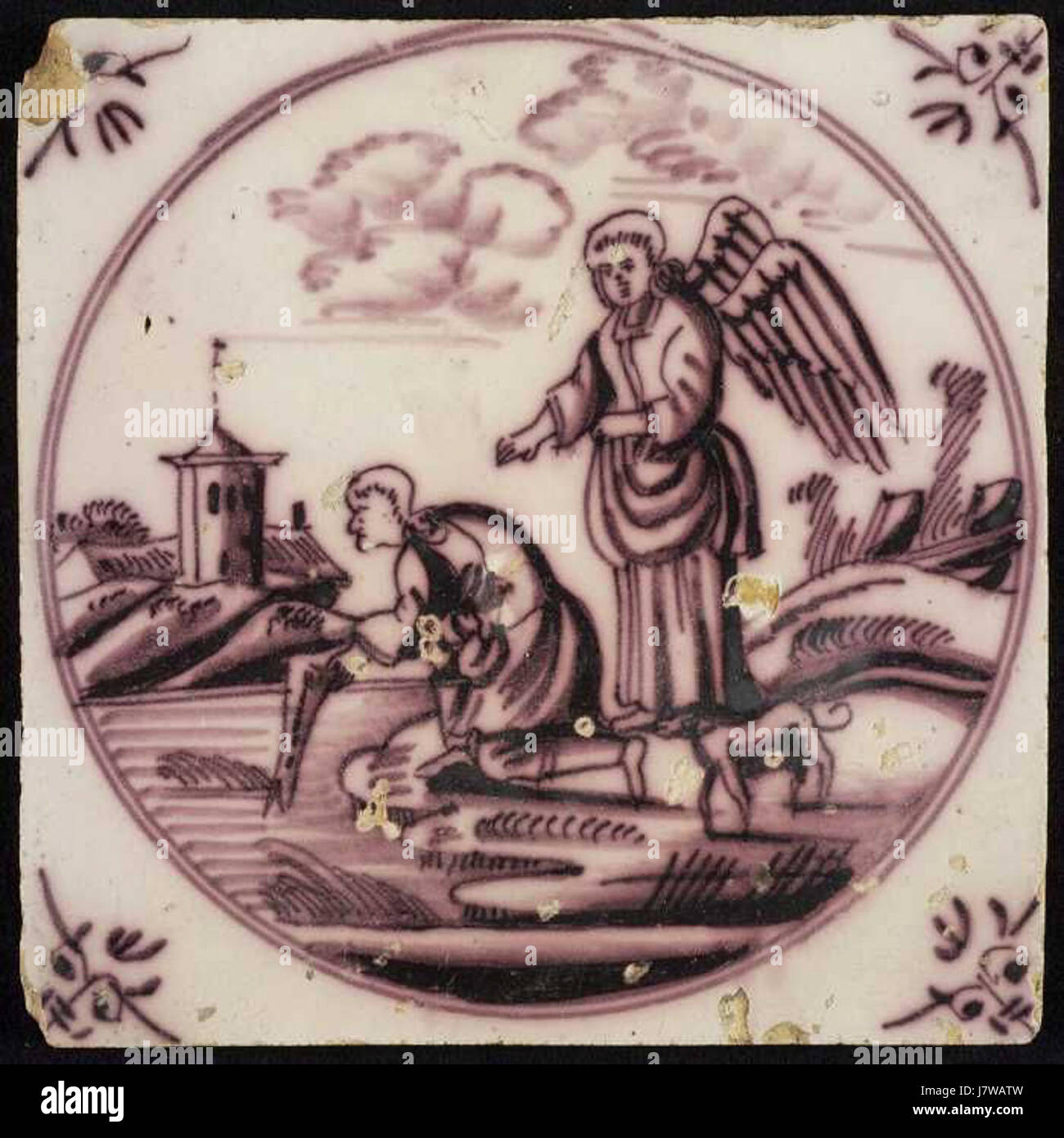 The 1448 depiction of Tobias, a biblical figure, is an artwork that ...