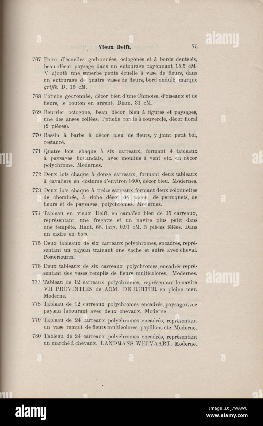 A reference to collections of significant works by F.W. Ross, La Haye ...