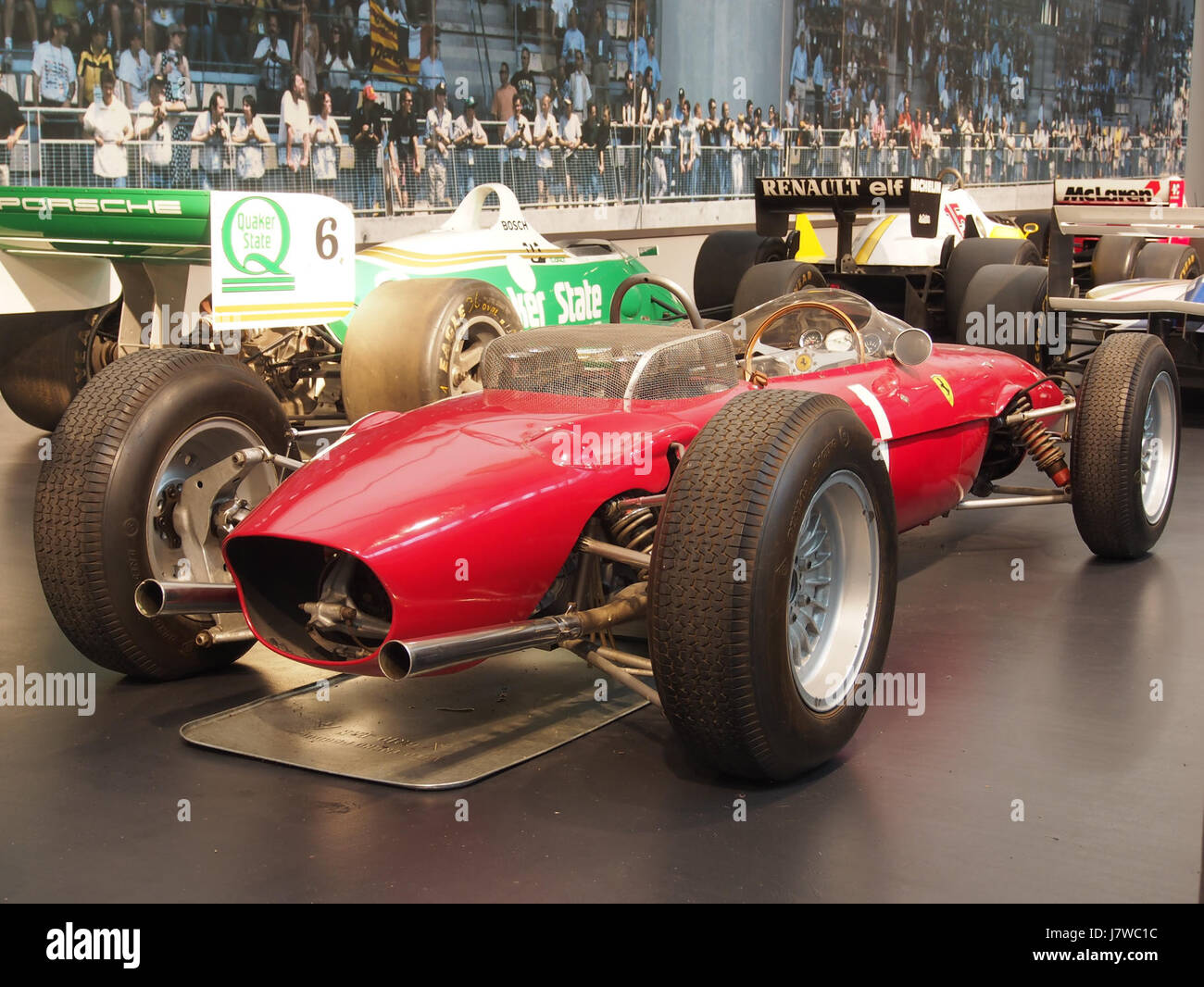 The 1963 Ferrari F1 156B was a Formula 1 car powered by a 6-cylinder ...