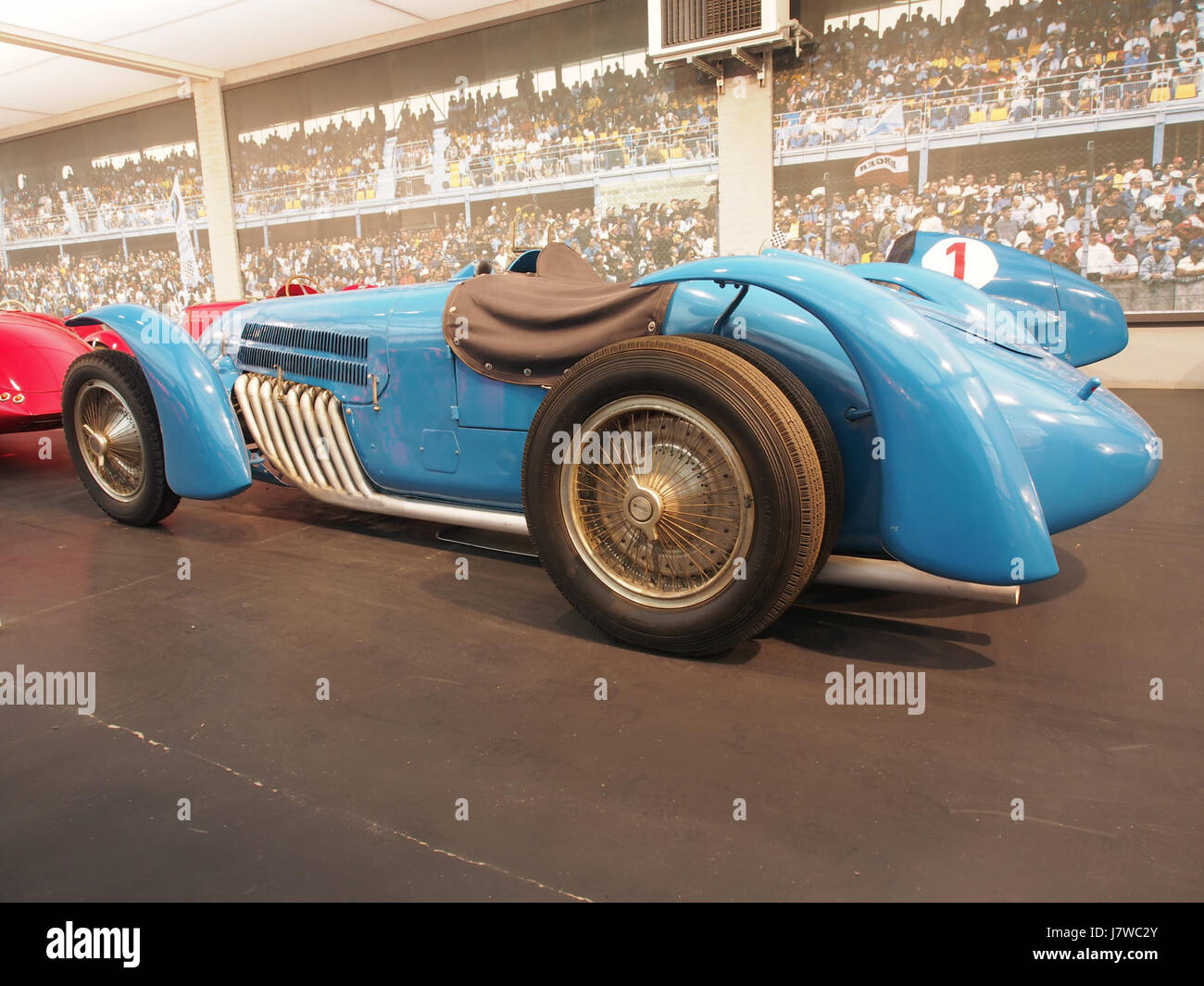 The 1938 Bugatti GP Type 59 50B, an iconic Grand Prix car with an 8 ...