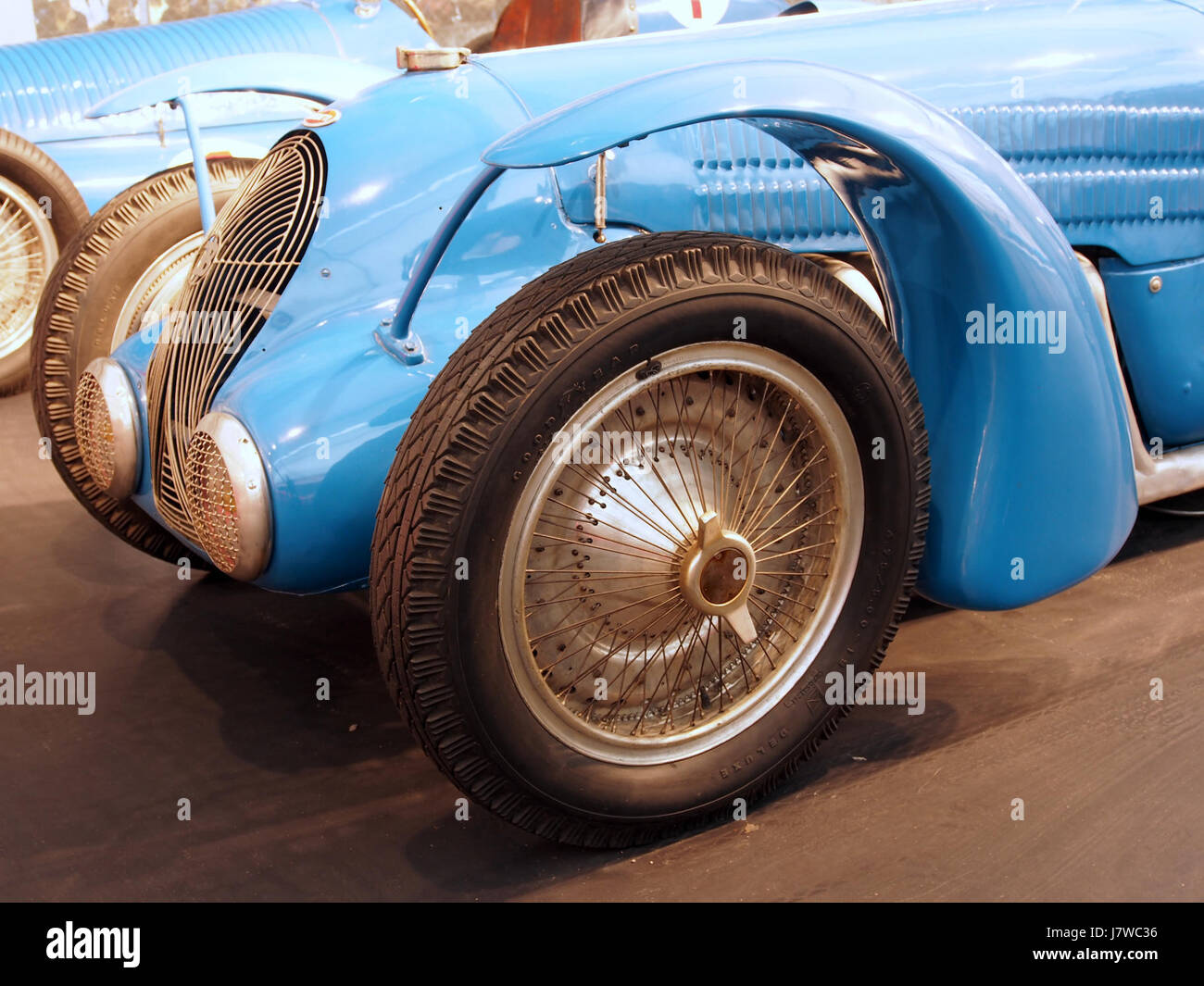 A 1938 Bugatti GP Type 59 50B, featuring an 8-cylinder engine with ...