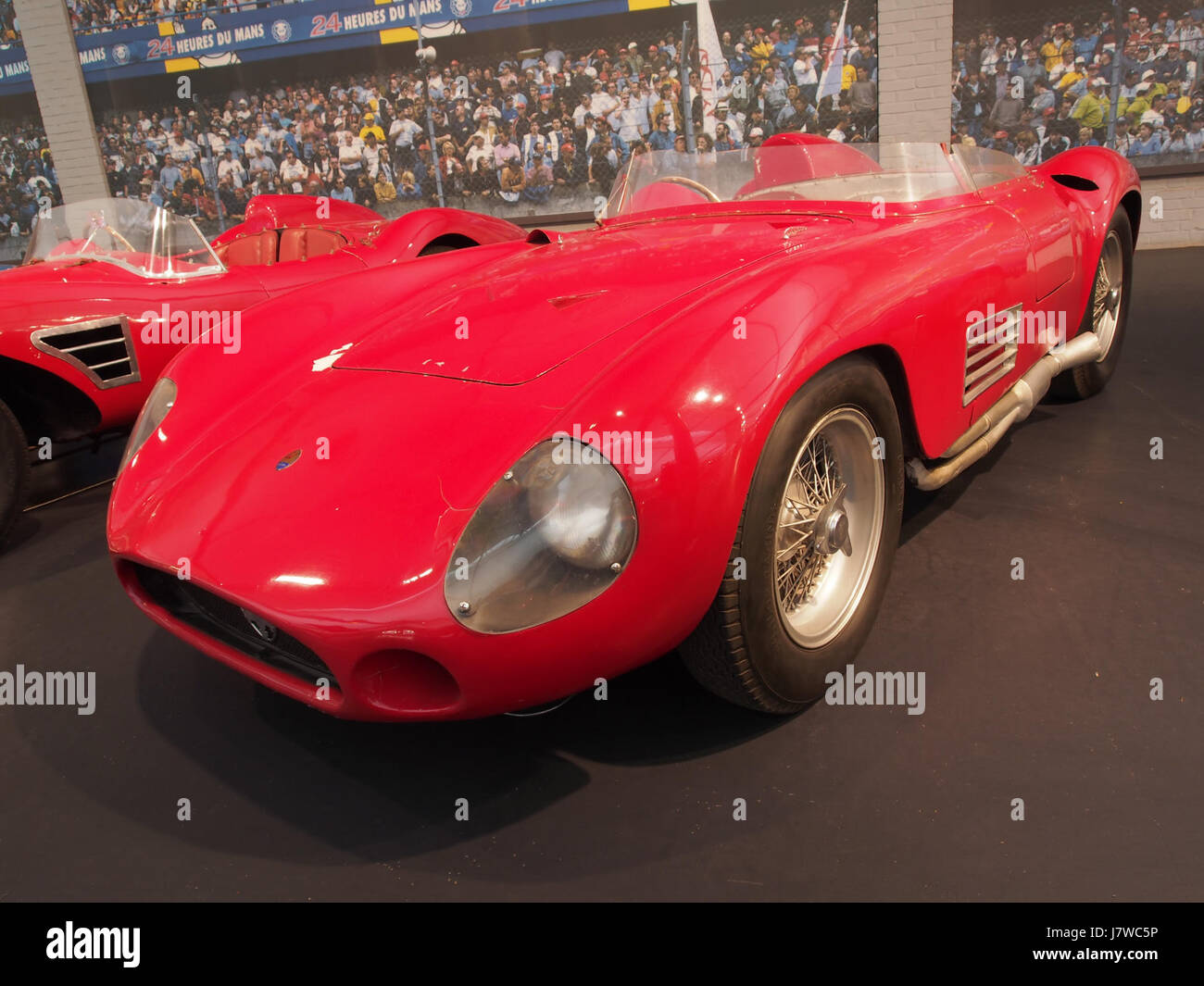 The 1955 Maserati Sports 300S is a classic sports car featuring a 6 ...