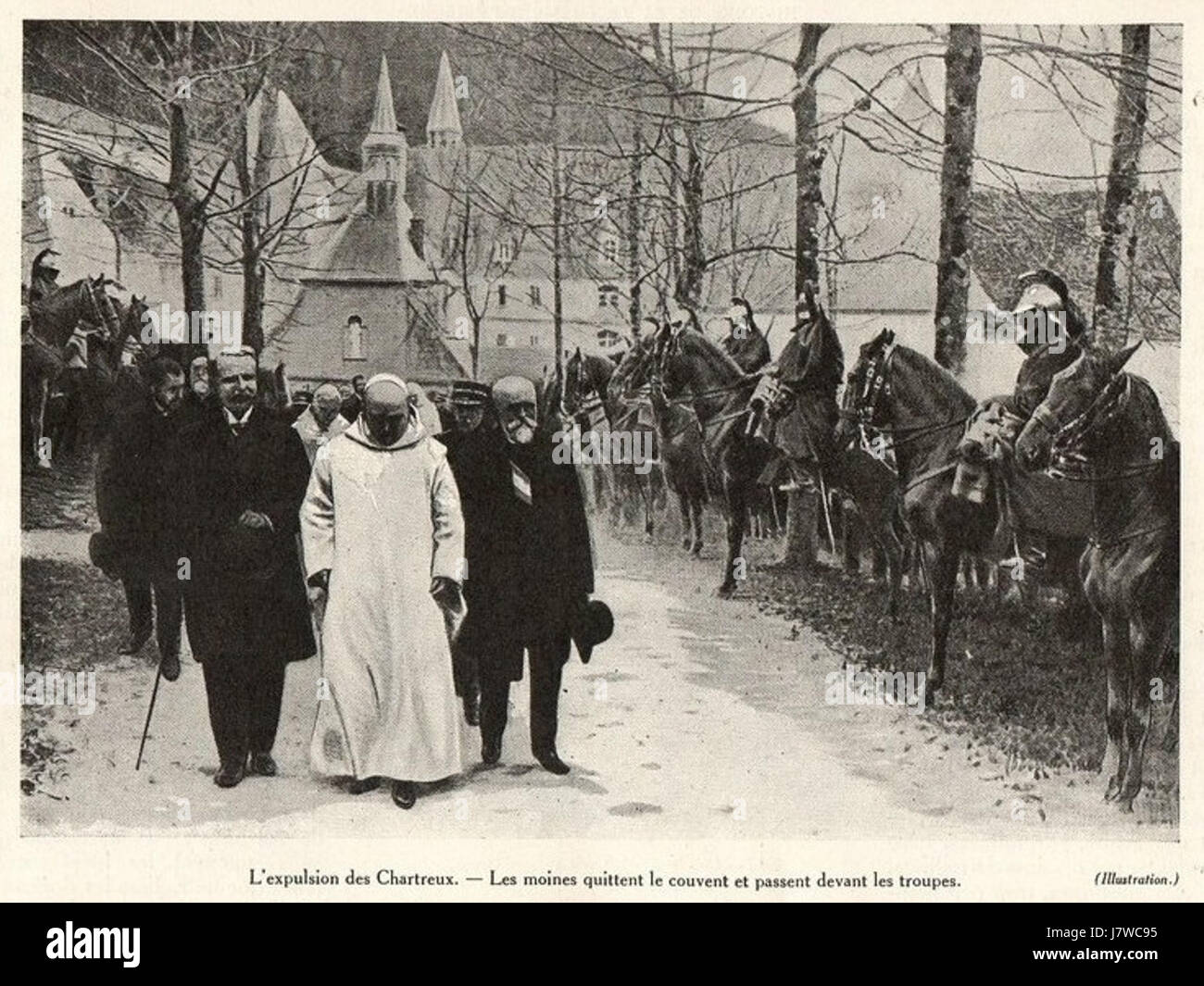 The expulsion of the Chartreux monks in 1903 refers to the forced ...