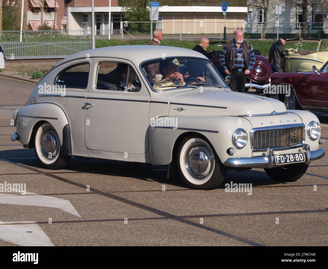 The 1961 Volvo P54405 A is a classic car with a Dutch license ...